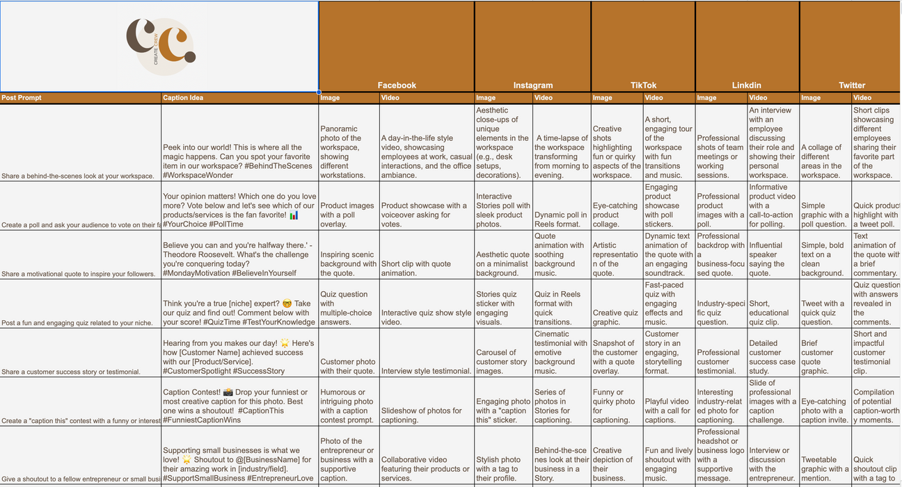 Create Crew DSM | Social Media Rockstars for local businesses